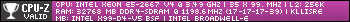 Intel Xeon E5-2667 v4 @ 3495.67 MHz - CPU-Z VALIDATOR
